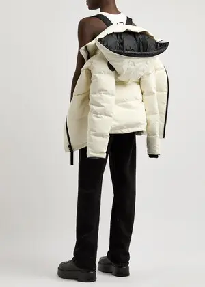 Canada Goose Chelsea Padded Arctic-tech Parka Coat - Cream