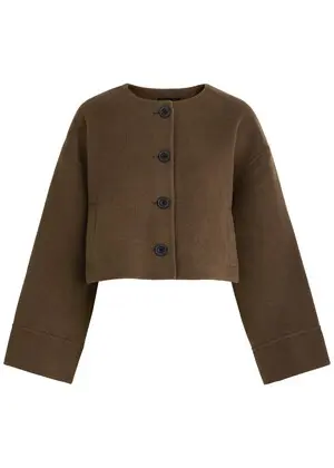 MEOTINE Karla Cropped Wool-blend Jacket