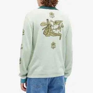 BRAIN DEAD Lex Half Zip Sweatshirt