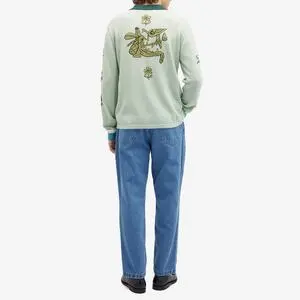 BRAIN DEAD Lex Half Zip Sweatshirt