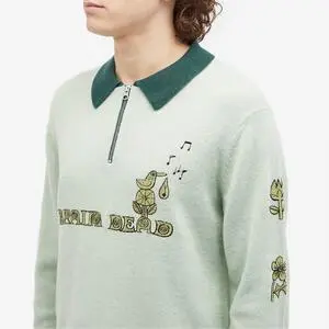 BRAIN DEAD Lex Half Zip Sweatshirt