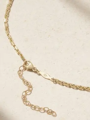 Jacquie Aiche 14-karat Emerald And Diamond Necklace