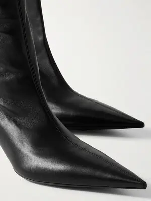Balenciaga Avenue Leather Over-the-knee Boots