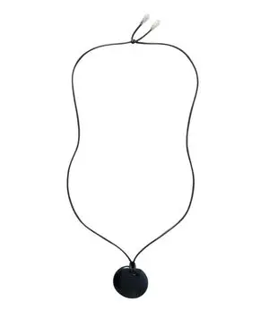 SOPHIE BUHAI Small Full Moon Onyx Pendant Necklace - Black