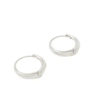 SOPHIE BUHAI Large Hellenic Hoop Earrings - Silver