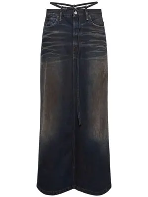 Acne Studios ACNE STUDIOS Talia Denim Long Skirt - Dark Blue