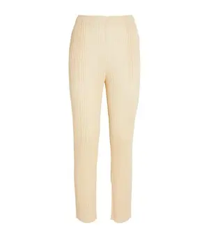 Issey Miyake Pleated Straight Trousers
