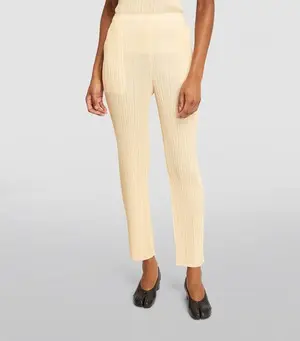Issey Miyake Pleated Straight Trousers