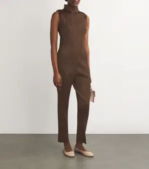 Issey Miyake Basics Tank Top - Brown