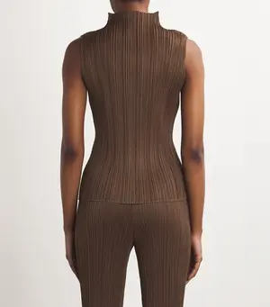 Issey Miyake Basics Tank Top - Brown