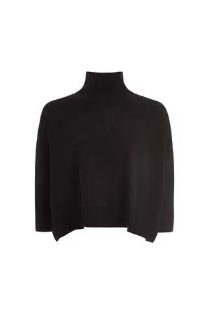 MARIE OLIVER Claudie Popover Mock Neck Sweater - Black