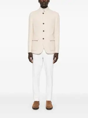 Eleventy Flannel Jacket - Neutrals