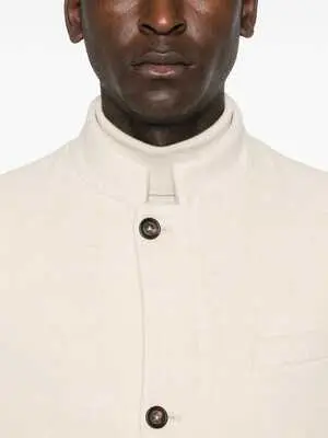 Eleventy Flannel Jacket - Neutrals