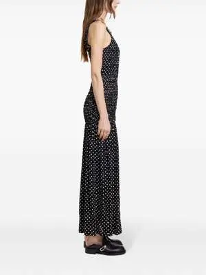 Rabanne Polka-dot Crepe Dress