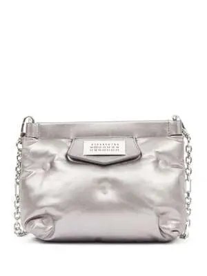 MAISON MARGIELA Mini Glam Slam Clutch - Silver