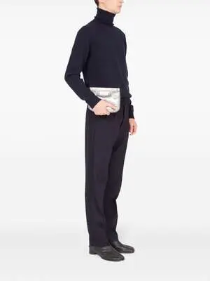 MAISON MARGIELA Mini Glam Slam Clutch - Silver