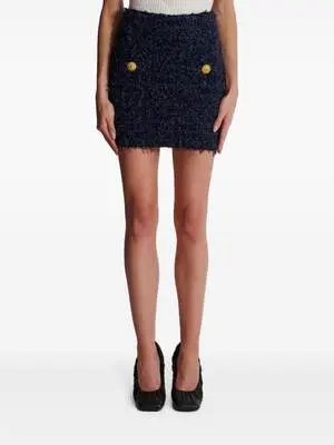 Balmain Tweed Mini Skirt
