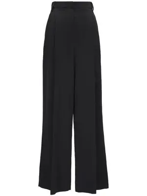Brunello Cucinelli Wide-leg Trousers - Black