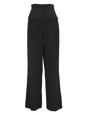 Brunello Cucinelli Wide-leg Trousers - Black