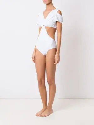 AMIR SLAMA Panelled Swimsuit