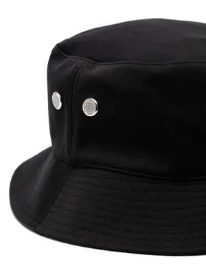 MASTERMIND WORLD Logo Print Bucket Hat - Black