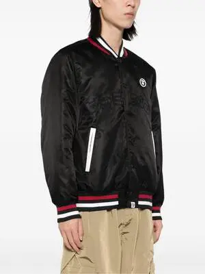 AAPE BY *A BATHING APE® Logo-patch Bomber Jacket