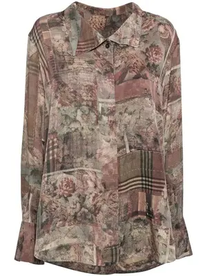 ZIGGY CHEN Liberty-printed Shirt