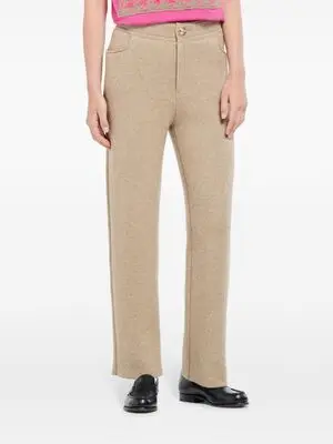 BARRIE Cashmere-blend Trousers - Neutrals