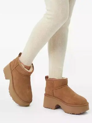 UGG Classic Ultra Mini New Heights Boots - Brown