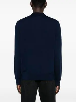 Michael Kors Merino-wool Polo Shirt - Blue