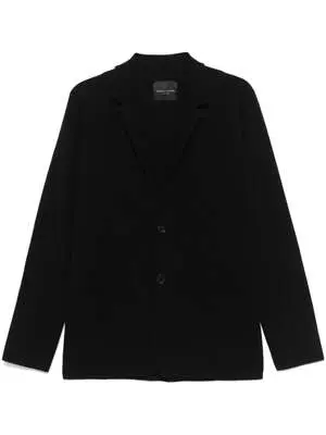 ROBERTO COLLINA Knitted Blazer - Black