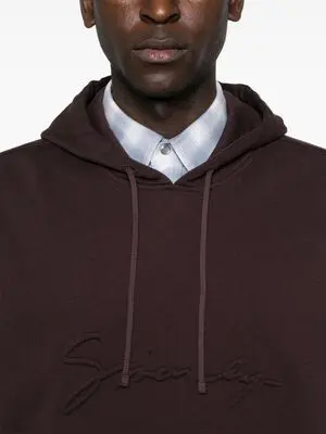 Givenchy Logo-embossed Hoodie - Purple