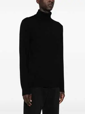 Michael Kors Merino Wool Turtleneck Sweater - Black
