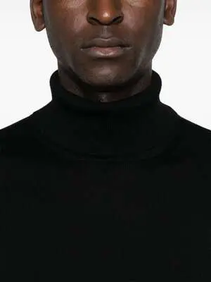 Michael Kors Merino Wool Turtleneck Sweater - Black