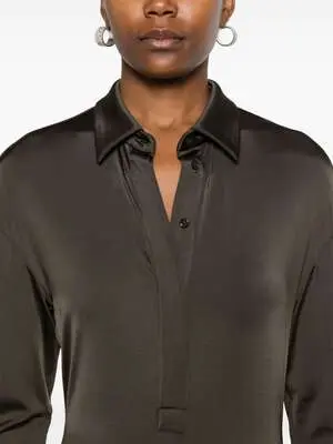 Alexander McQueen Stretch-jersey Shirt Midi Dress