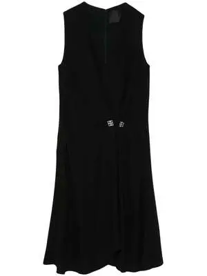 Givenchy 4g-motif Crepe Midi Dress
