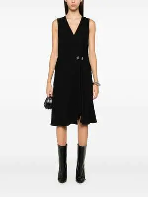 Givenchy 4g-motif Crepe Midi Dress