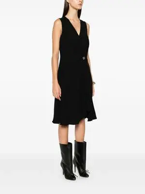 Givenchy 4g-motif Crepe Midi Dress
