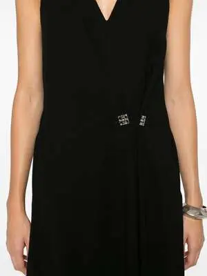 Givenchy 4g-motif Crepe Midi Dress