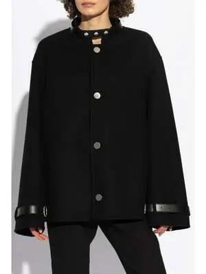 Band Collar Jackets For Women