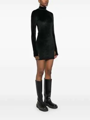 Gcds Velvet Mini Dress