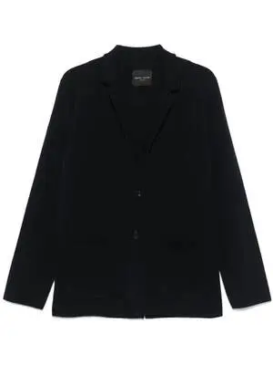 ROBERTO COLLINA Knitted Blazer - Blue