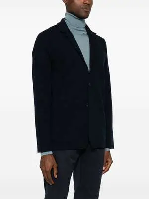ROBERTO COLLINA Knitted Blazer - Blue