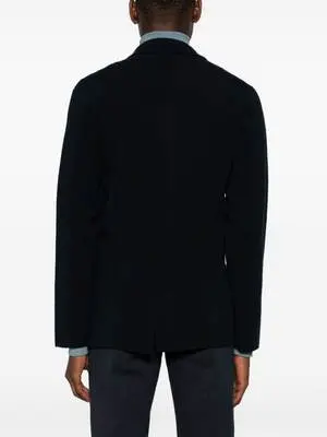 ROBERTO COLLINA Knitted Blazer - Blue