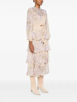 Zimmermann Eden Lace Edge Midi Dress