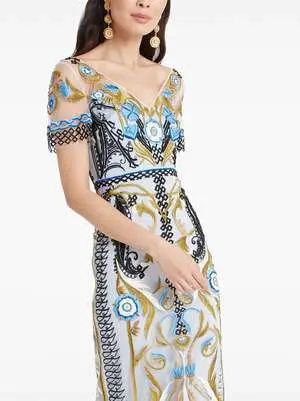TEMPERLEY LONDON Alessia Midi Dress