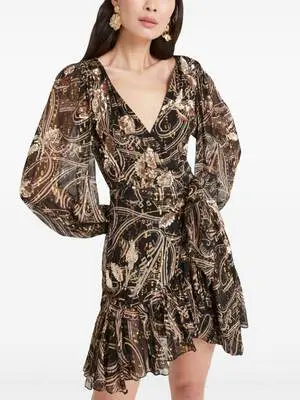 TEMPERLEY LONDON Silvana Mini Dress - Black