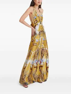 TEMPERLEY LONDON Graphic-print Maxi Dress