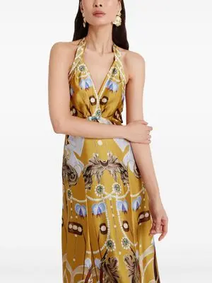 TEMPERLEY LONDON Graphic-print Maxi Dress
