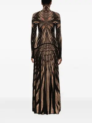 Roberto Cavalli Cut-out Detail Long Dress